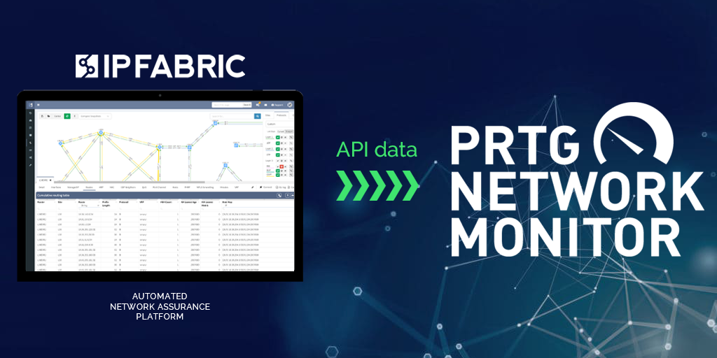 PRTG Integration with IP Fabric's Application Programming Interface (API)