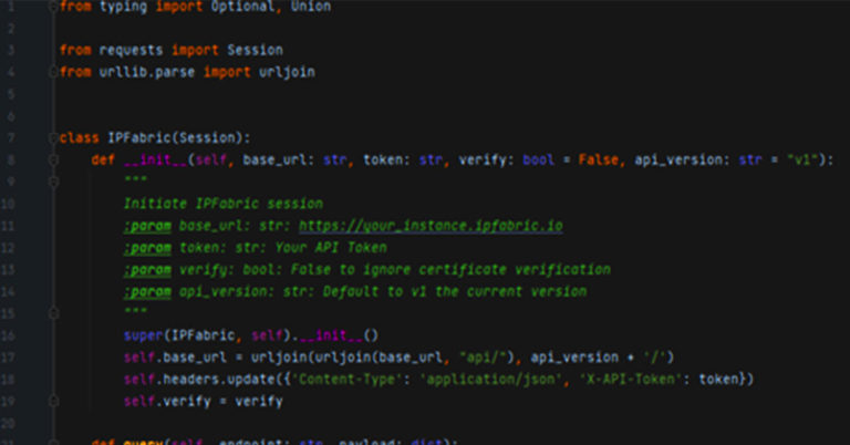 API Programmability - Part 1 - IP Fabric