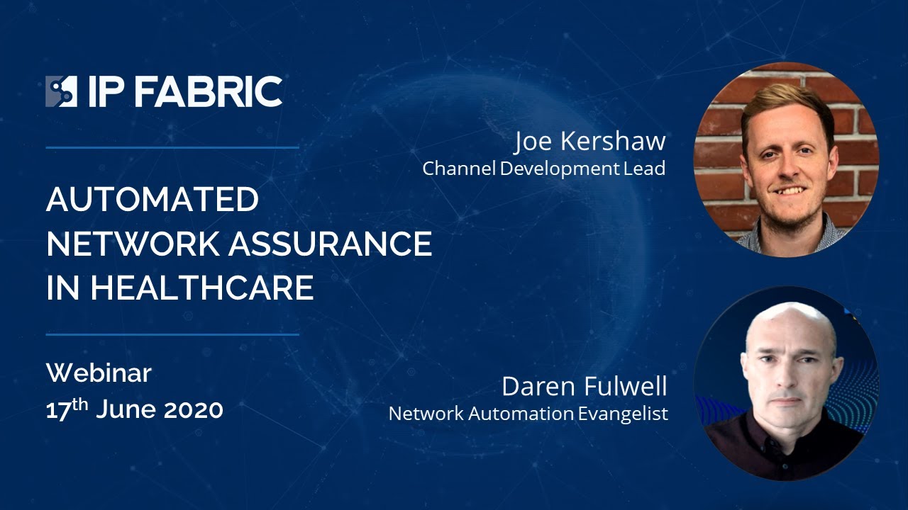 Automated Infrastructure Assurance in Healthcare - IP Fabric