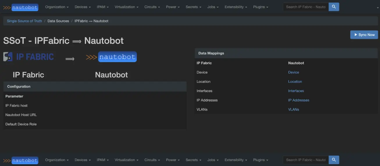 Nautobot - IP Fabric